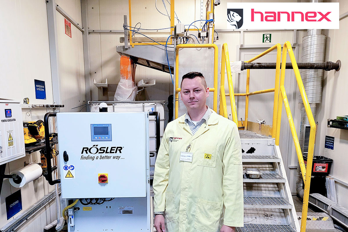 Dewatering of paint sludge with centrifuges - Rösler Group