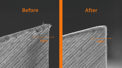 Vibratory finishing is the most economical solution to round off the ...