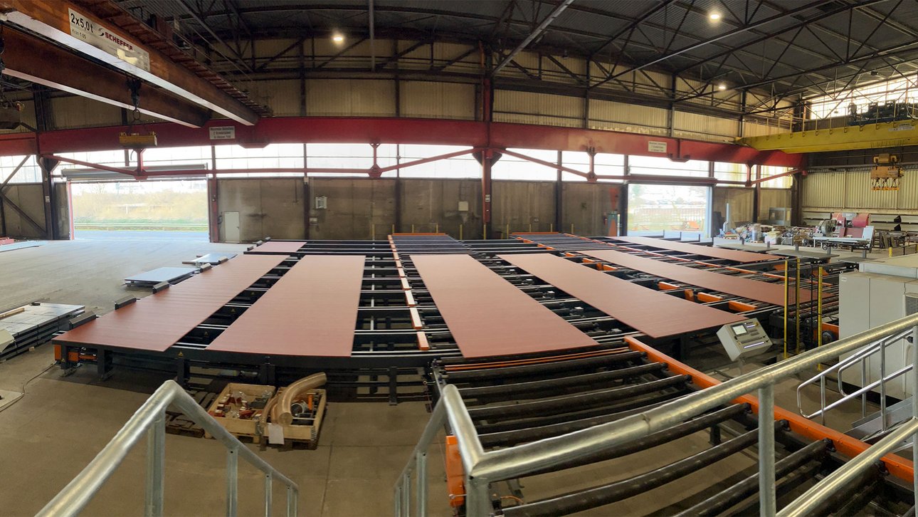 New preservation line placed into existing building containing an ...