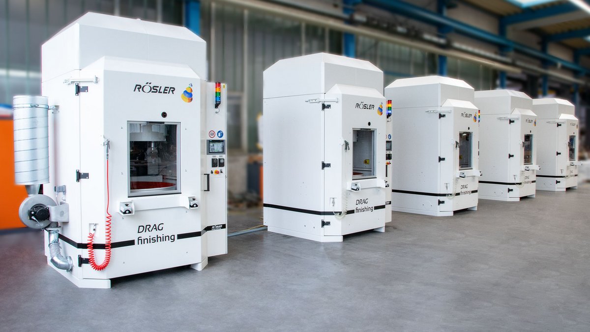 R6/1000 SF Drag Finishing System & Medical Implants - Rösler Group