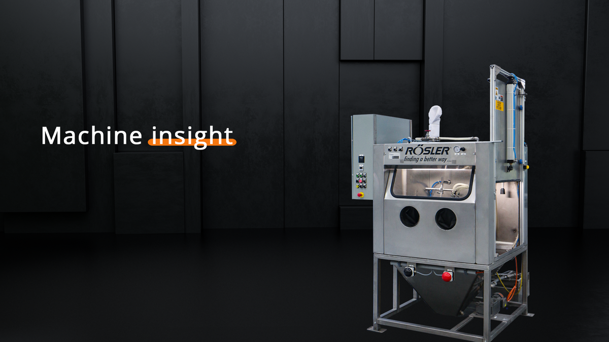 MACHINE INSIGHT: RWB 48 Wet Blast Cabinet with Indexing Table - Rösler Group