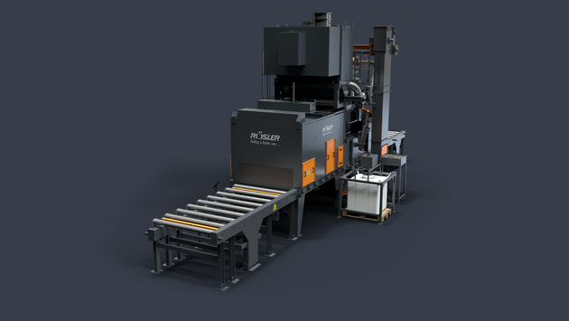 Roller conveyor blast machines - Rösler Group