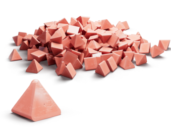 Kunststoffschleifkörper kommen zum sanften Entgraten, Kantenverrunden ...