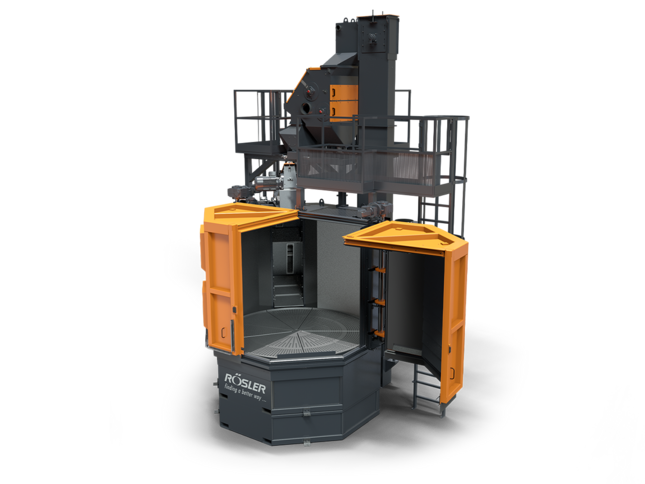 Turning chamber blast machines - Rösler Group