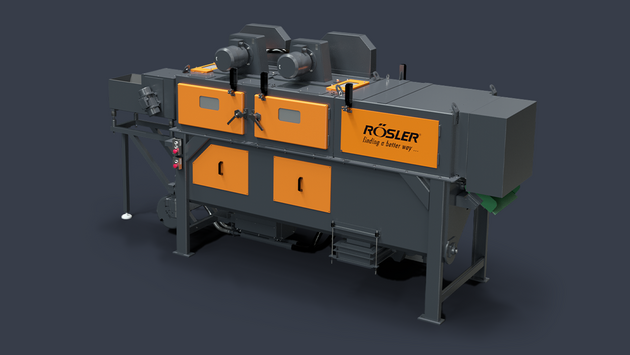 Tumble belt blast machine - Rösler Group